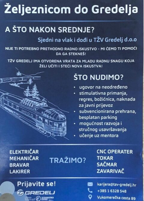 Kako se zaposliti u TŽV-u Gredelj | Industrijska strojarska škola